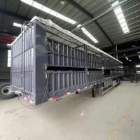 China 3-4 Axles 40ft Freight Semi-Trailer Transport Livestock Fence And For Truck Trailer for sale
