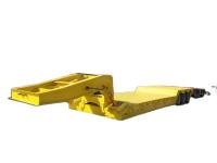 China Extendable Modular Detachable Gooseneck Semi Trailer With 14T Axle 13750*2550*3850mm for sale