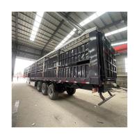 China Truck Trailer Custom 3 Axis 40 Tons Semi Trailer for Shipping Livestock and Storage for sale