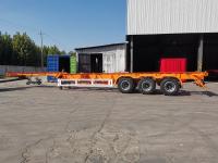 China 15 Workdays Production Time Low Timber Transport Flatbed Semi-Trailer Air Suspension for sale