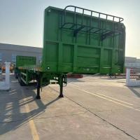 China Steel Flatbed Semi-Trailer for Low Timber Transport 15 Workdays Production Time Steel for sale
