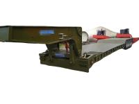 China Detachable Ultra-Low Flat Semi-Trailer for Cross-Border 13T 14T 16T 18T Axle Material for sale