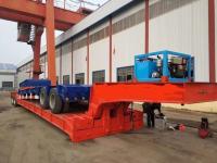 China Detachable Ultra-Low Flat Semi-Trailer for Cross-Border 13T 14T 16T 18T Axle Material for sale