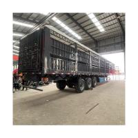 China Semi-trailer Special for Versatile Customized 3 Axle Storage Grid Stake Fence Semi Trailer for sale