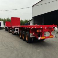China 15 Workdays Production Time Truck Trailer Semi Trailer for Low Bed Tipper Flatbed Truck for sale