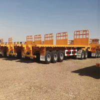 China 15 Workdays Production Time Truck Trailer Semi Trailer for Low Bed Tipper Flatbed Truck for sale