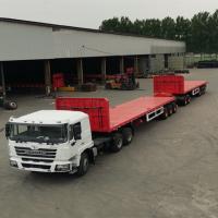China 15 Workdays Production Time Truck Trailer Semi Trailer for Low Bed Tipper Flatbed Truck for sale