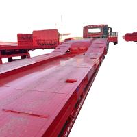 China 789-Axis Multi-Axis Flatbed Low-Bed Trailer for Large Trucks Huaxiang 's Best Choice for sale