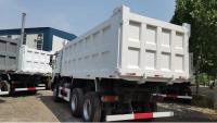 China Used Howo 10 Tires Cabin Two Axles 20 CBM Dump Truck with 371HP and Multimedia System for sale