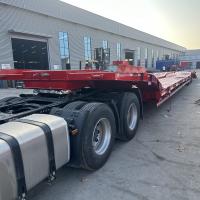 China 789-Axis Multi-Axis Flatbed Low-Bed Trailer for Large Trucks Huaxiang 's Best Choice for sale