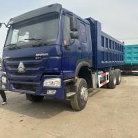 China Used Howo 10 Tires Cabin Two Axles 20 CBM Dump Truck with 371HP and Multimedia System for sale