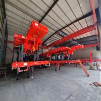 China 16T 2 Axles Flatbed 20ft 40ft 45ft 30-80 Tons Container Semi Truck Trailer for sale