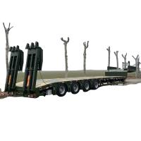 China 3 4 5 Axles Lowbed Truck Semi Trailer for Heavy Duty Transportation Needs for sale