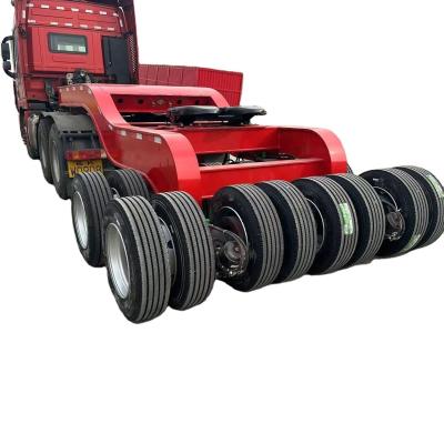 China 13 meter Low Bed Tipper Flatbed Truck Wall Semi Trailer for Market transport for sale