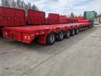 China Mechanical/Air Suspension 4 Axle 40T 60T Flatbed Semi Trailer with Customizable Options for sale