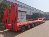 China Mechanical/Air Suspension 4 Axle 40T 60T Flatbed Semi Trailer with Customizable Options for sale