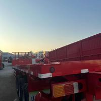 China 2024 Tri-axles 40FT Container Trailer Customizable Flatbed Trailer for Within Budget for sale