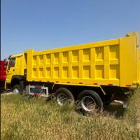 China Second Hand 6X4 Sino Sinotruck Dump Tipper Truck Deposit Shipment Normal Driver's Seat for sale