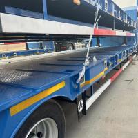 China configuration European Flatbed Semi-Trailer with Air Suspension Customers Optional for sale