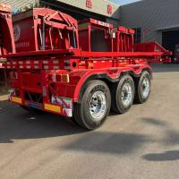 China Container Transportation Truck Trailers Customizable Double Trailer Trains for sale