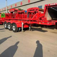 China Container Transportation Truck Trailers Customizable Double Trailer Trains for sale
