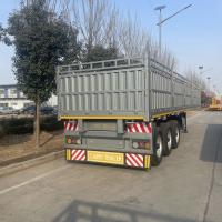 China Cattle Enclosed Semi-Trailer 40ft 40-60tons Cargo Trailer with Stake Fence in Ghana for sale