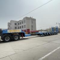 China Heavy Duty Lowbed Semi Trailers for Transporting Oversized Machines 23220*3600*2750mm for sale