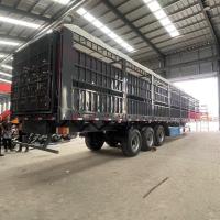 China 17*2.55*2 Side Wall Fence Cargo Trailer Stake Fence Semi Trailer with Steel Material for sale