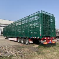 China 17*2.55*2 Side Wall Fence Cargo Trailer Stake Fence Semi Trailer with Steel Material for sale