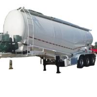 China 18T Air Suspension 3 Axle Bulk Cement Tank Powder Material Transport Tank Semi-Trailer for sale
