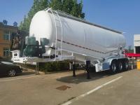 China Cement Tanker Semi Trailer 3 Axles 60 Ton Transport Powder Bulker Tank Truck Semi-Trailer for sale