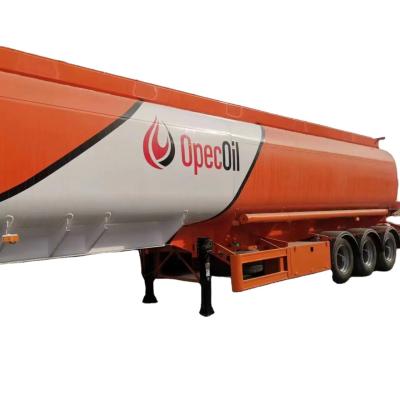 China Semi-Trailer Truck Trailer axles Petrol Diesel Oil Fuel Tanker With Max Payload 40T for sale