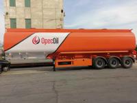 China Semi-Trailer Truck Trailer axles Petrol Diesel Oil Fuel Tanker With Max Payload 40T for sale
