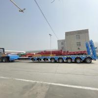 China Customized 16500*2550*3580mm Flatbed Semi Trailer for Heavy-Duty Transportation for sale