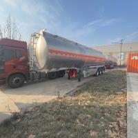 China 3 Axle 42000L 45000L Diesel Oil Fuel Tanker Semi Trailer for Truck Logistics Solution for sale