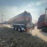 China 3 Axle 42000L 45000L Diesel Oil Fuel Tanker Semi Trailer for Truck Logistics Solution for sale