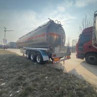 China 3 Axle 42000L 45000L Diesel Oil Fuel Tanker Semi Trailer for Truck Logistics Solution for sale