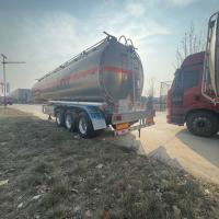 China 3 Axle 42000L 45000L Diesel Oil Fuel Tanker Semi Trailer for Truck Logistics Solution for sale