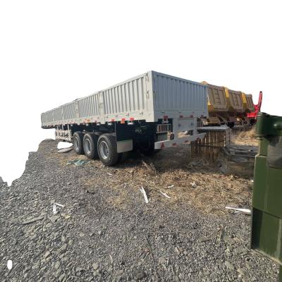 China 20ft 40ft Container FlatBed Towing Cargo Trailer Superlink Side Wall Semi Trailer for sale