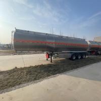 China 3 Axle 42000L 45000L Diesel Oil Fuel Tanker Semi Trailer for Truck Logistics Solution for sale