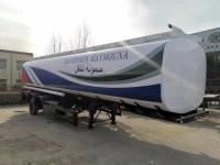 China 3-4 Axles 40000-50000 Litres Fuel Tanker Semi Trailer Suitable for Various Applications for sale