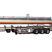 China Steel Three-Axle Diesel Gasoline Dangerous Goods Tank Semi-Trailer for Oil Tanker for sale