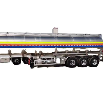 China Steel Three-Axle Diesel Gasoline Dangerous Goods Tank Semi-Trailer for Oil Tanker for sale