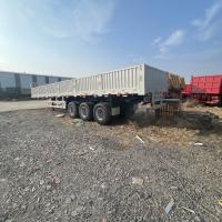 China 20ft 40ft Container FlatBed Towing Cargo Trailer Superlink Side Wall Semi Trailer for sale