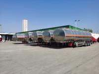 China Steel Three-Axle Diesel Gasoline Dangerous Goods Tank Semi-Trailer for Oil Tanker for sale