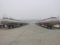 China Steel Three-Axle Diesel Gasoline Dangerous Goods Tank Semi-Trailer for Oil Tanker for sale