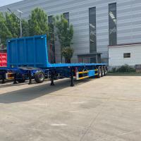 China 2024 4 Axles 60T Container Flatbed Semi Trailer with customized Specifications for sale