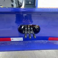 China Durable Steel Low-Bed Semi-Trailer for Heavy Machinery Transport 13T 14T 16T 18T Axles for sale