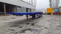 China 40-60ft 3 Axle Flatbed Semi Trailer for Tanzania Shipping Safe and Secure Transport for sale