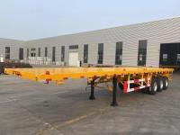 China Customizable 50-60 Ton FlatBed Semi-Trailer with Strong Steel Material in Africa for sale